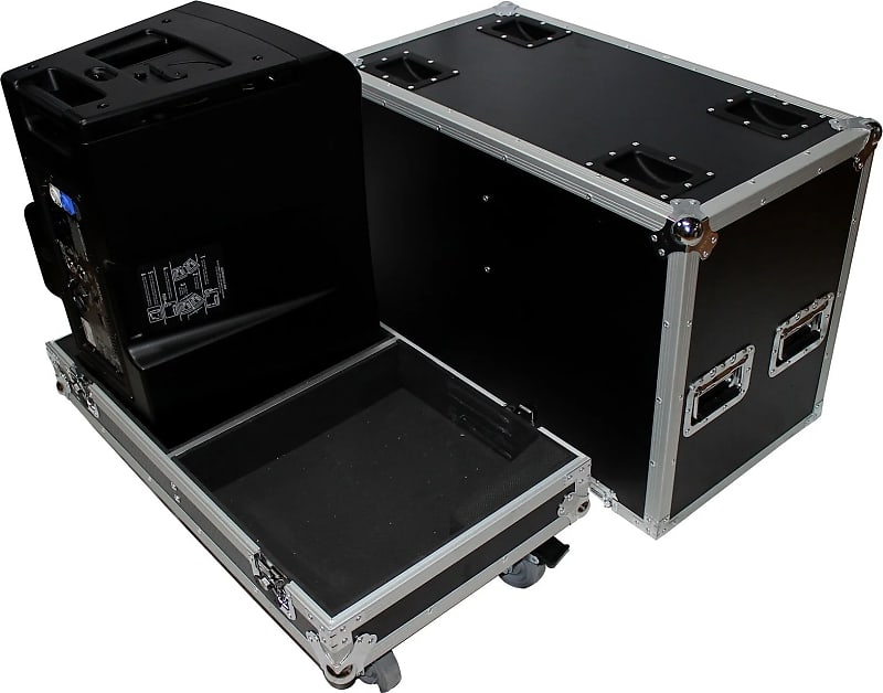 Flight-Road Case for 2 QSC KLA12 Speakers | Reverb