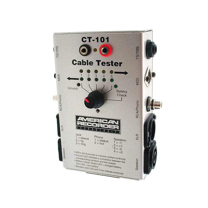 Multi Function Audio Cable Tester w/ Probes | Reverb