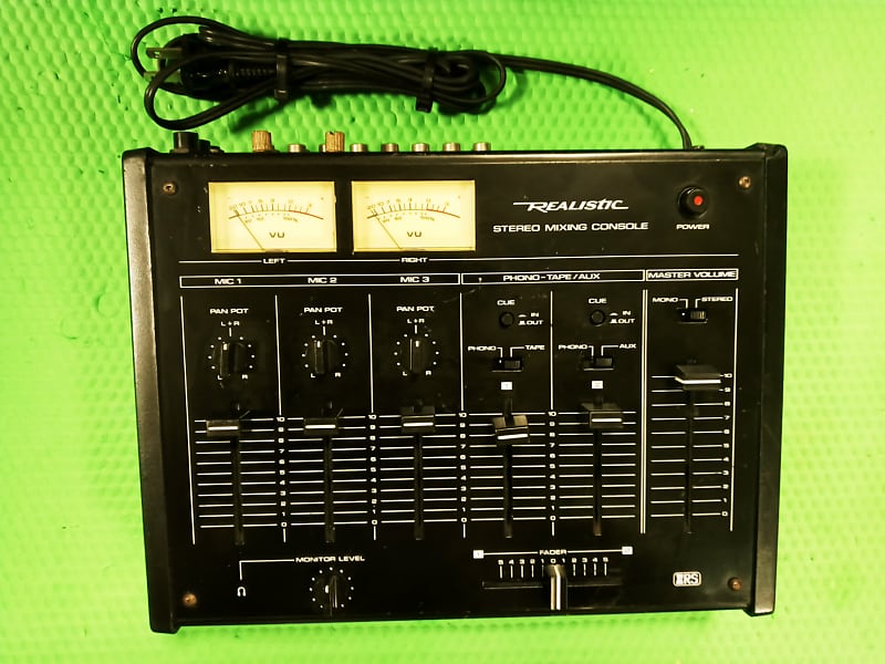 Realistic Stereo Mixing Console 32-1200b 1975 Black | Reverb