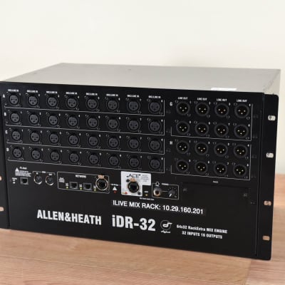 Allen & Heath iLive iDR-32 MixRack Digital Audio Mixing | Reverb