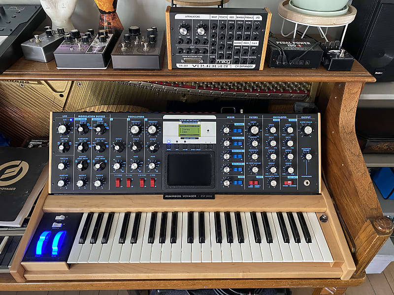 Moog Voyager Select Series with Flight Case and CV Expander | Reverb