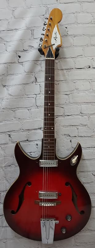 Vintage Apollo Hollowbody Electric Guitar Model 2256, MIJ, | Reverb