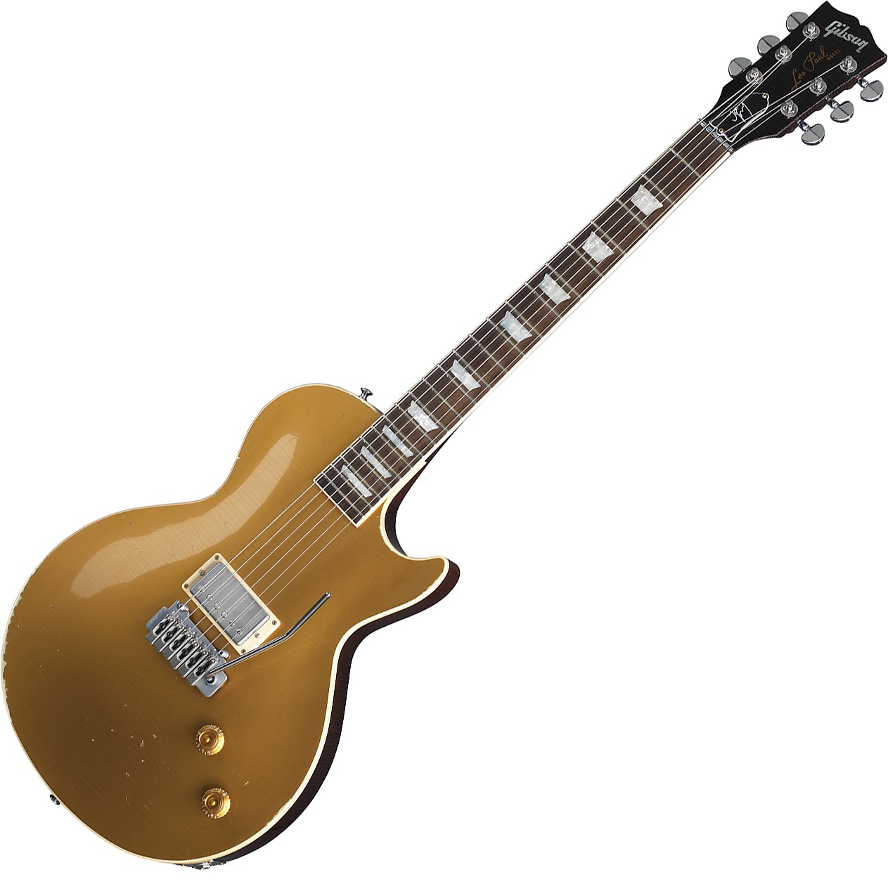 Gibson Custom Shop Joe Perry Signature "Gold Rush" Les Paul | Reverb