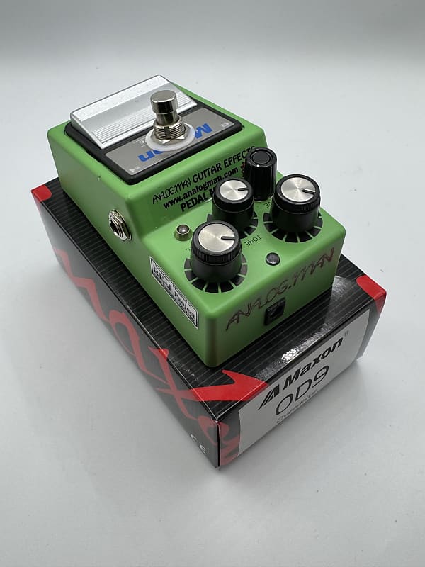 Maxon OD-9 (Analogman Silver Mod + Bad Bob, Near Mint | Reverb Canada