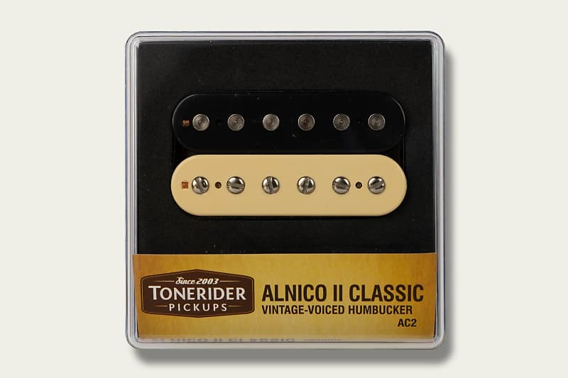 Tonerider Alnico II Classics Bridge Humbucker Pickup Zebra (F | Reverb