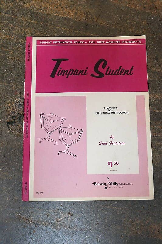 "Timpani Studies Level Three" Instructional Book by Saul | Reverb