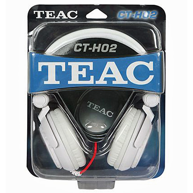 Teac CT-H02 White Multi-Use Circumaural DJ Style Headphone | Reverb