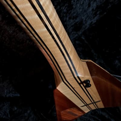 Vicious Guitars Kage Flying V, Spalted Maple, Neck-Through | Reverb