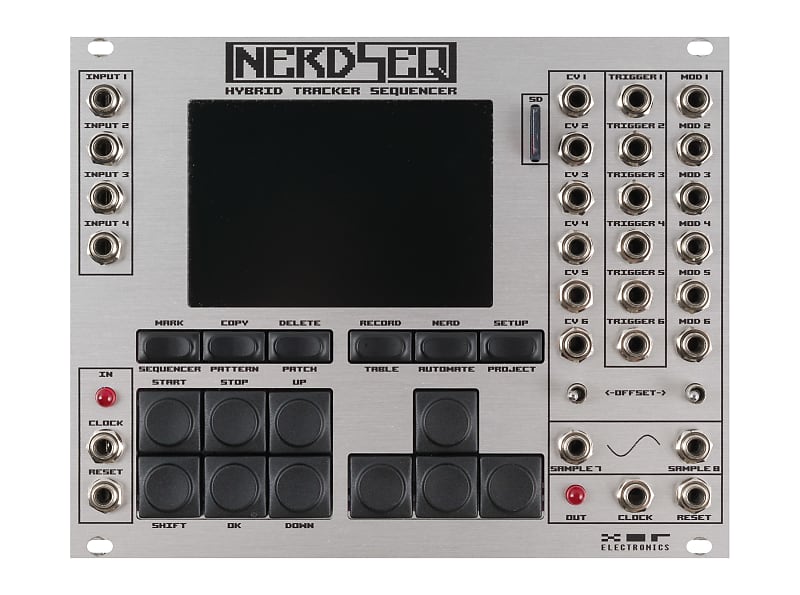 XOR Electronics NerdSEQ Eurorack Sequencer (Silver) | Reverb Canada