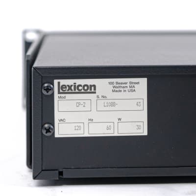 Lexicon CP-2 Digital Audio Surround Processor w/ Remote | Reverb