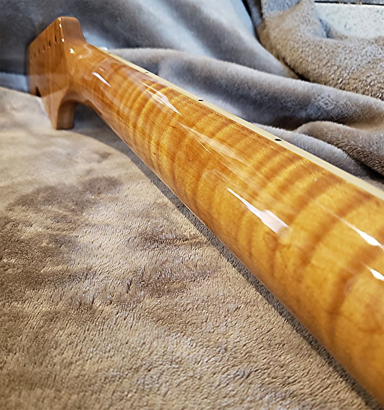 USA made 1 piece,roasted,flamed Maple neck.For Jazzmaster or | Reverb