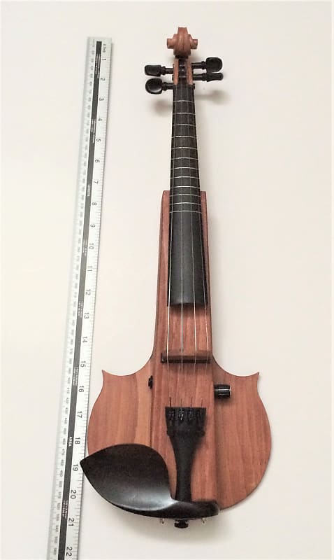Violin. Electric with low profile frets. 1/2 size. | Reverb