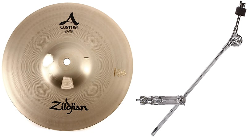 Zildjian 10 inch A Custom Splash Cymbal Bundle with Gibraltar | Reverb