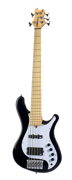 Brubaker 5-String MJX Bass, Black - Factory Second | Reverb