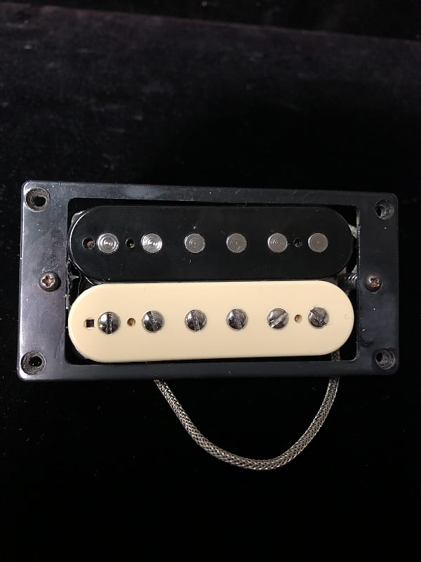 Seymour Duncan '59 Model Zebra Bridge Humbucker SH-1B w/ Ring | Reverb