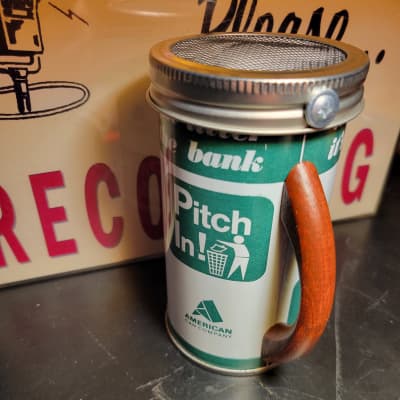 Lo Fi Steel Can Piggy Bank Microphone - Pitch In | Reverb