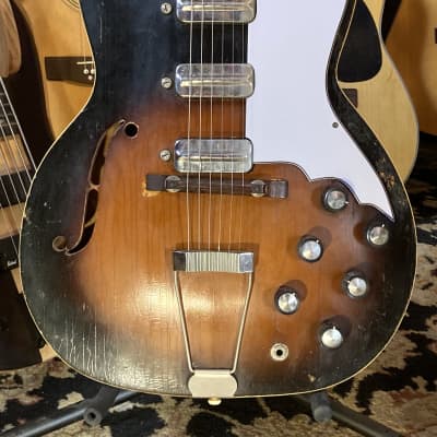 1960s Kay Red Devil Speed Demon Vintage Electric Hollowbody | Reverb