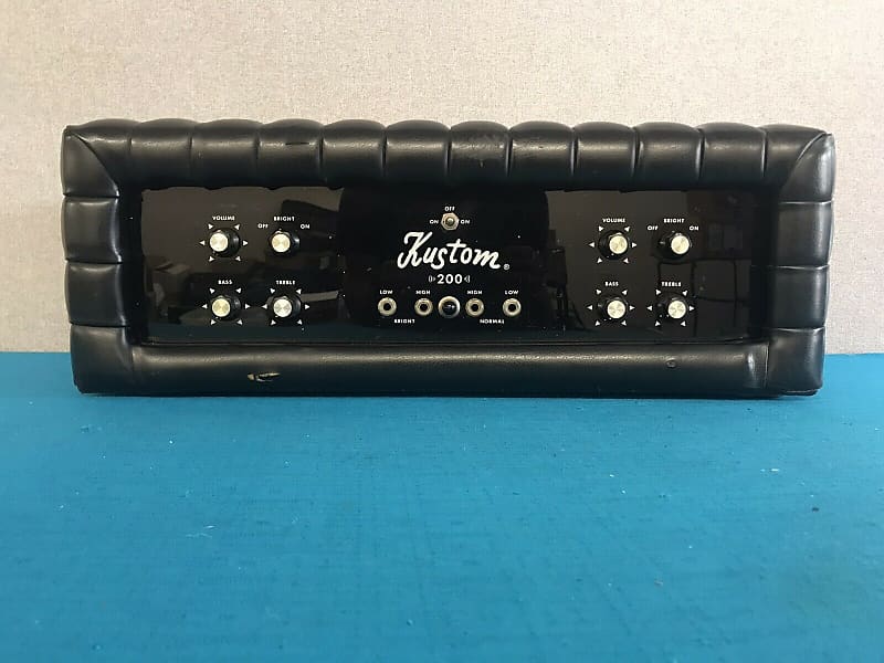 Kustom K200B-1 Vintage (1970's) Bass Amplifier Head - Tested | Reverb