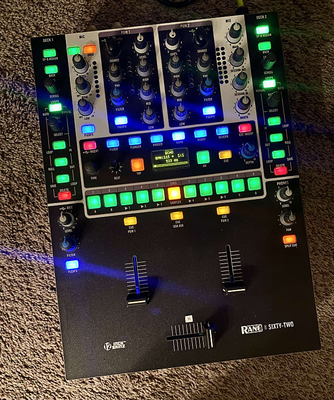 RANE 62 DJ Mixer Like New Serato | Reverb