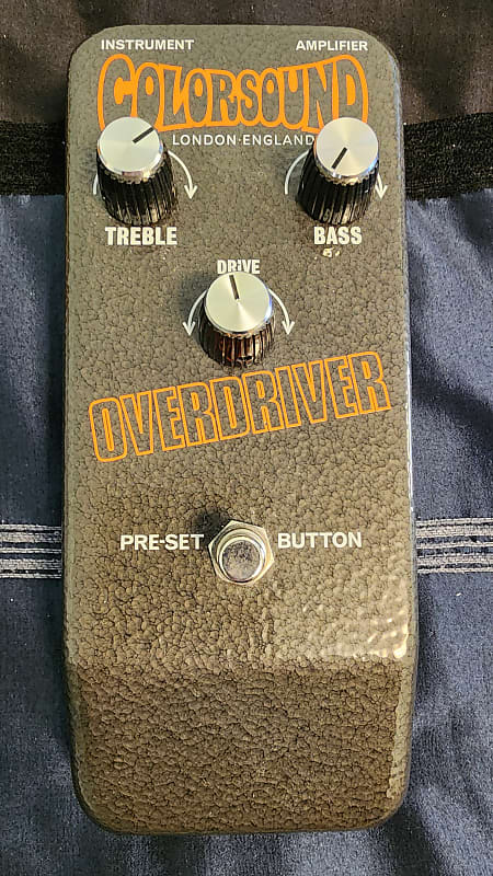 Colorsound Overdriver 2021 9v Castledine Sola Sound | Reverb