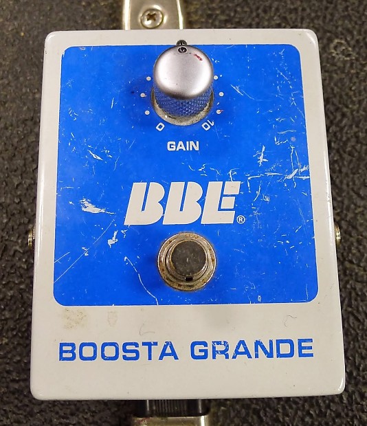 VINTAGE BBE BOOSTA GRANDE Guitar PEDAL - FREE SHIPPING! Gain, | Reverb