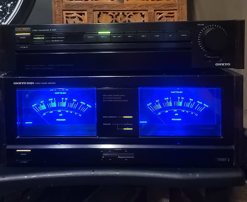 ONKYO M504 @ P308 1990 Black | Reverb