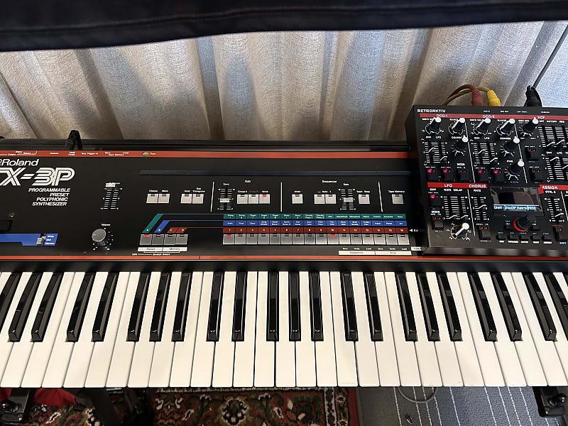 Roland JX-3P with Kiwi Matrix upgrade and Retroaktiv PG-2K | Reverb