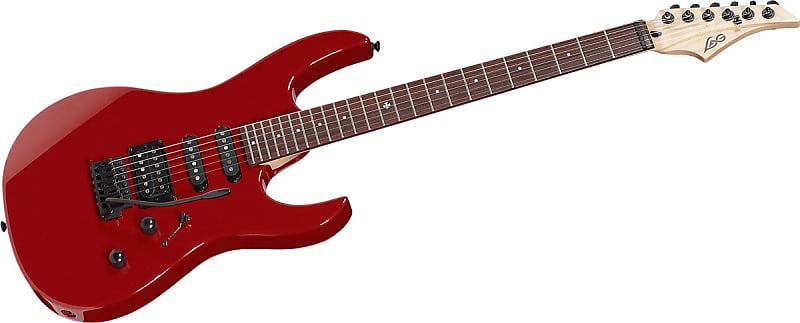 Guitare électrique Lâg Arkane 66 Standard dark red - A66-DRD | Reverb