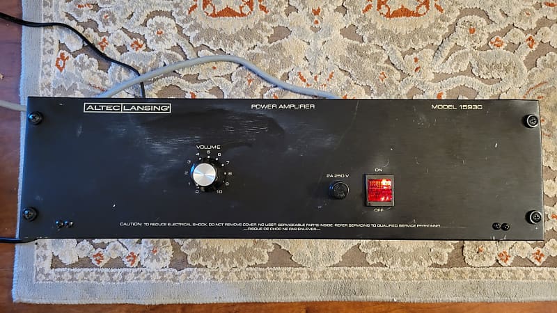 Altec Lansing 1593c 1970s Black | Reverb