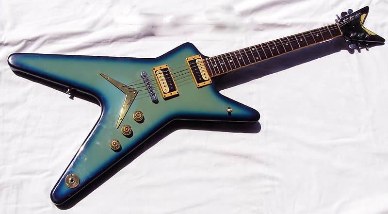 Dean ML 1981 Blue Burst Rare original Dimebag 81 no Issues | Reverb