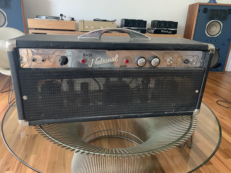 National Bass amp 70s tube guitar amplifier working rare | Reverb