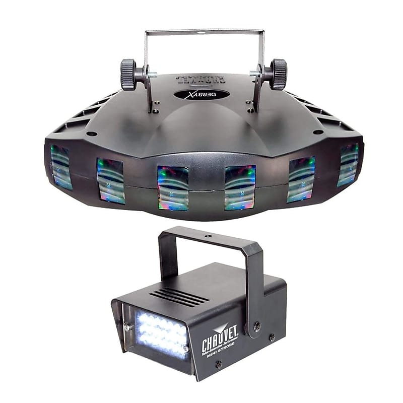 New! Derby X Rgb Dmx Pro Dj Club Effect Strobe Light , Mini | Reverb
