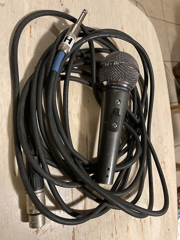 USA Shure Made Realistic Highball Dual Impedance Microphone | Reverb