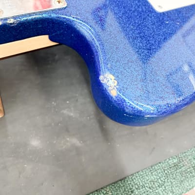 Used Fernandes Native Electric Guitar - Blue Sparkle | Reverb