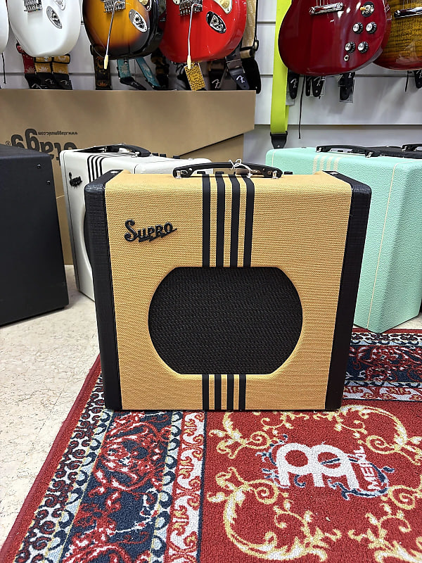 Supro DELTA KING 12 2025 - TWEED BLACK STRIPE | Reverb