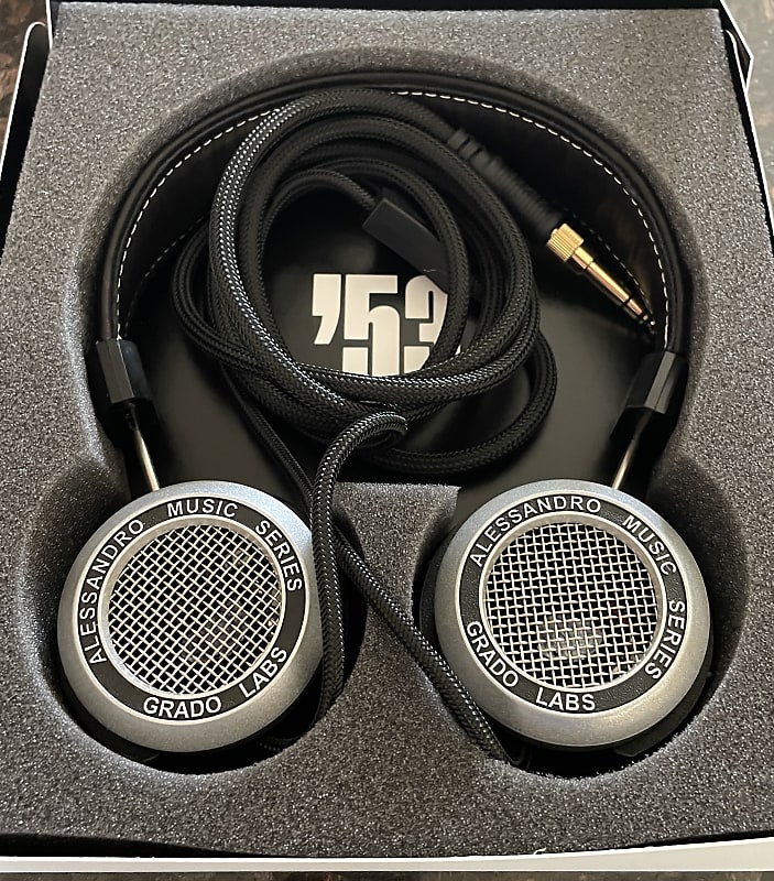 Alessandro (Grado) Music Series Two Headphones - Silver | Reverb