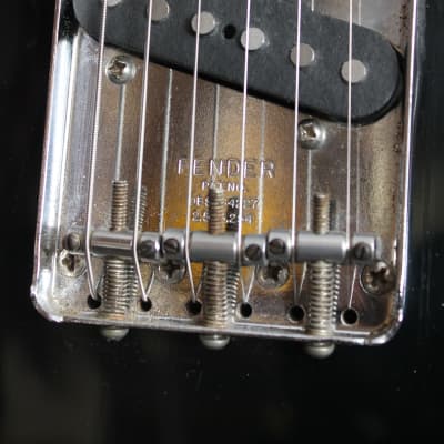Fender Telecaster 1976 Black Original wide range humbucker | Reverb
