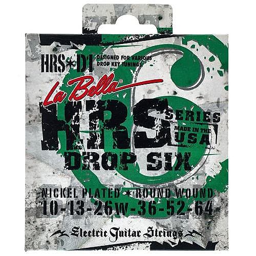 La Bella HRS-D1 Drop Tune Electric Guitar Strings - 10-64 | Reverb