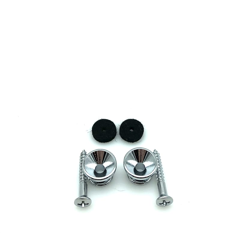 Gotoh Stratocaster Telecaster Style Strap Buttons Set End | Reverb