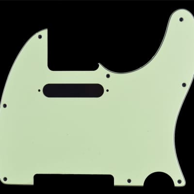 8-Hole Telecaster Compatible Scratchplate - Black | Reverb UK