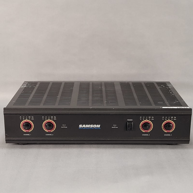Samson Servo 4060 Quad Amplifier - Black | Reverb