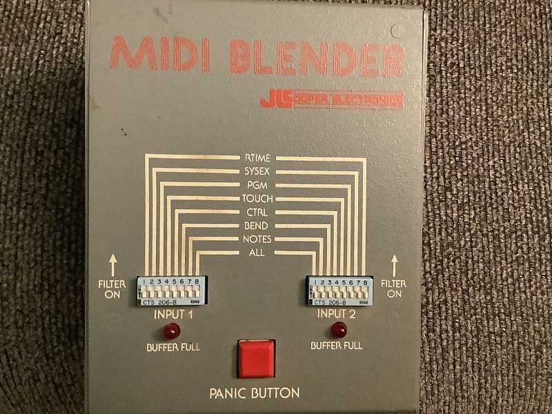 JLCooper Electronics MIDI Blender | Reverb