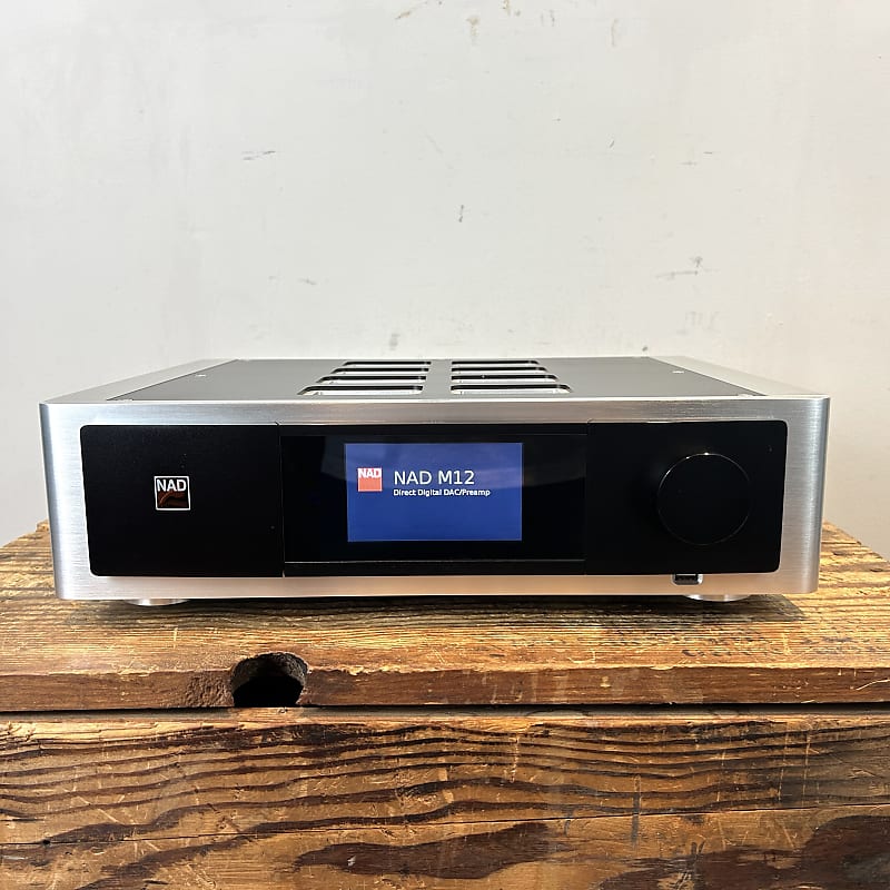 NAD Masters M12 Stereo Pre Amplifier - Black / Aluminum w/ | Reverb