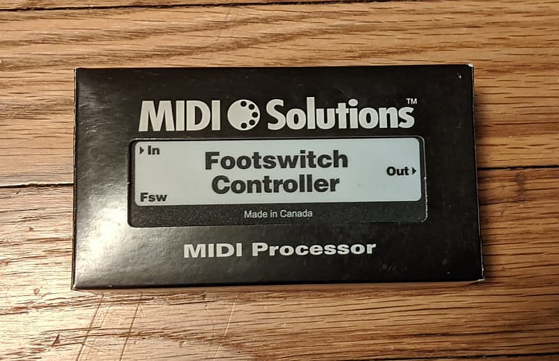 Midi Solutions Footswitch Controller Reverb
