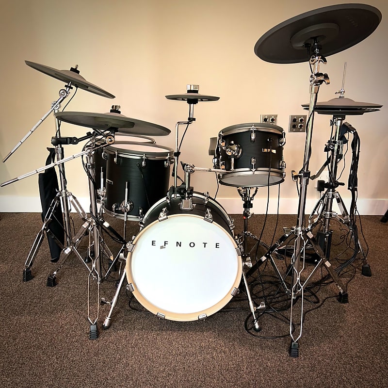 EFNOTE 5X Electronic Drum Kit, Black Oak (DEMO, In-Stock) | Reverb