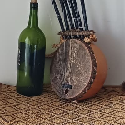 Medium-small African-style compound musical bow (pluriarc) | Reverb