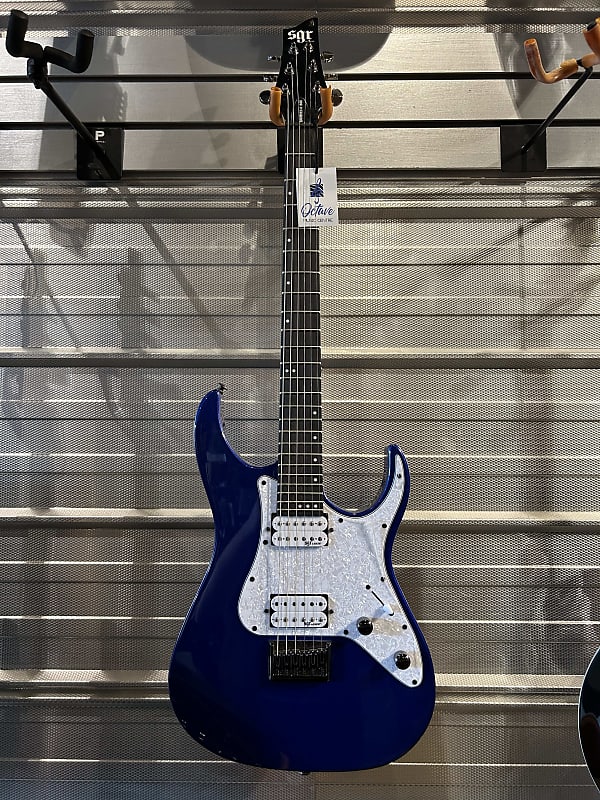 Schecter Banshee-6 SGR - Electric Blue | Reverb