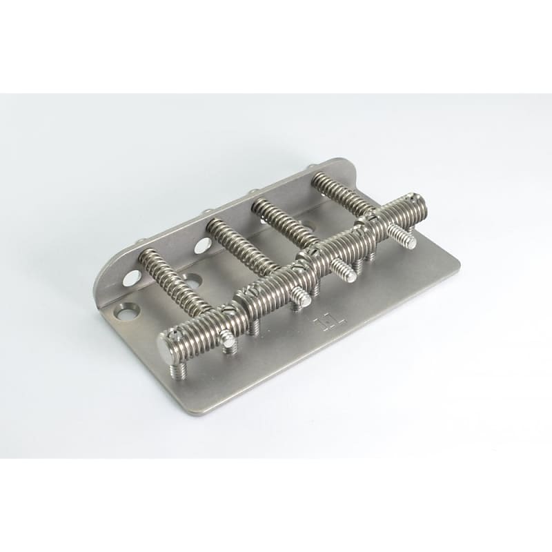 Vintage Style Bass Bridge Set - threaded Titanium saddles | Reverb UK