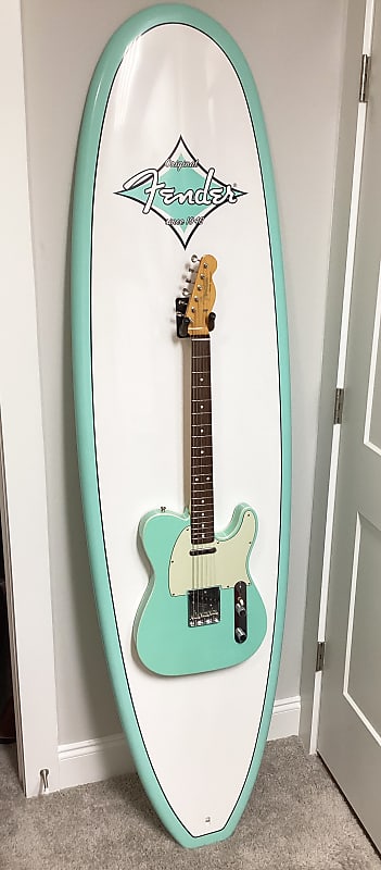 Rare 90's Fender Custom Surfboard Guitar Display Stand for | Reverb