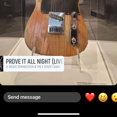 Bruce Springsteen Tribute Fender Esquire Petillo | Reverb